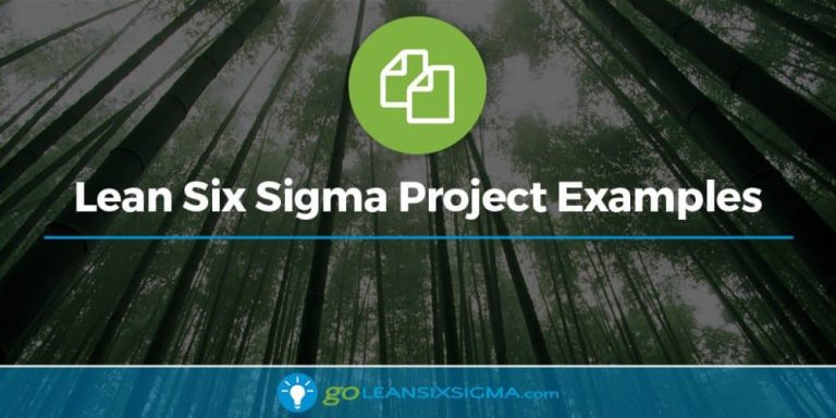 Lean Six Sigma Project Examples - GoLeanSixSigma.com (GLSS)