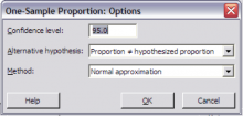 How to Run a One Proportion Test in Minitab | GoLeanSixSigma.com