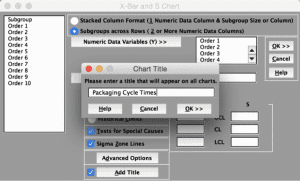 How To Run A X-Bar & S Chart In SigmaXL - GoLeanSixSigma.com (GLSS)