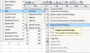 How to Run a Design of Experiments - Full Factorial in Minitab ...