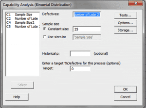 How to Run a Process Capability Test (Discrete) in Minitab ...