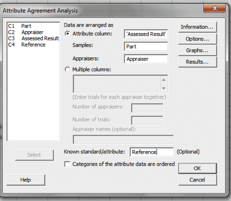 How To Run A Msa Discrete Data Test In Minitab