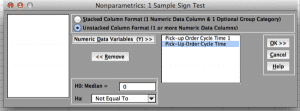 How To Run A One-Sample Sign Test In SigmaXL | GoLeanSixSigma.com