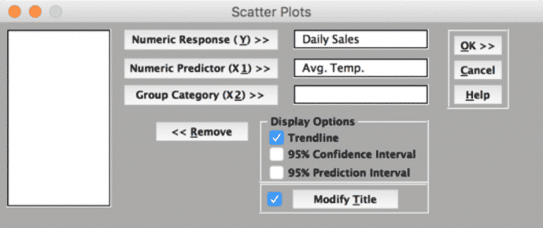 How To Create A Scatter Plot In SigmaXL | GoLeanSixSigma.com