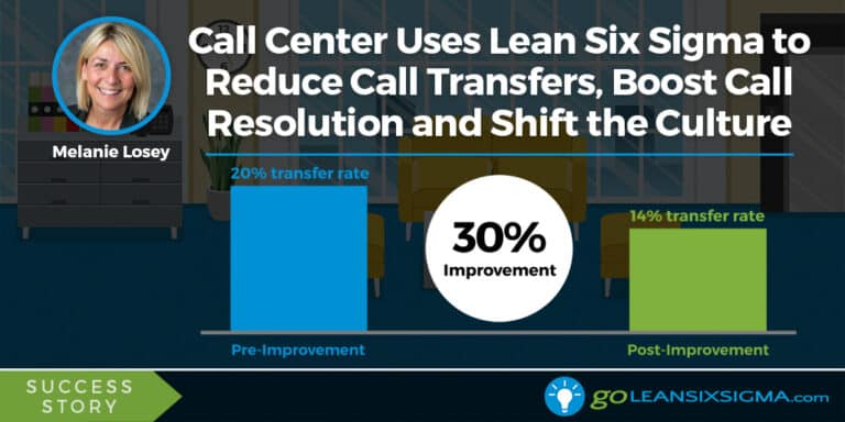 Lean Six Sigma Success Story: Reduce Call Transfers and Improve Resolution