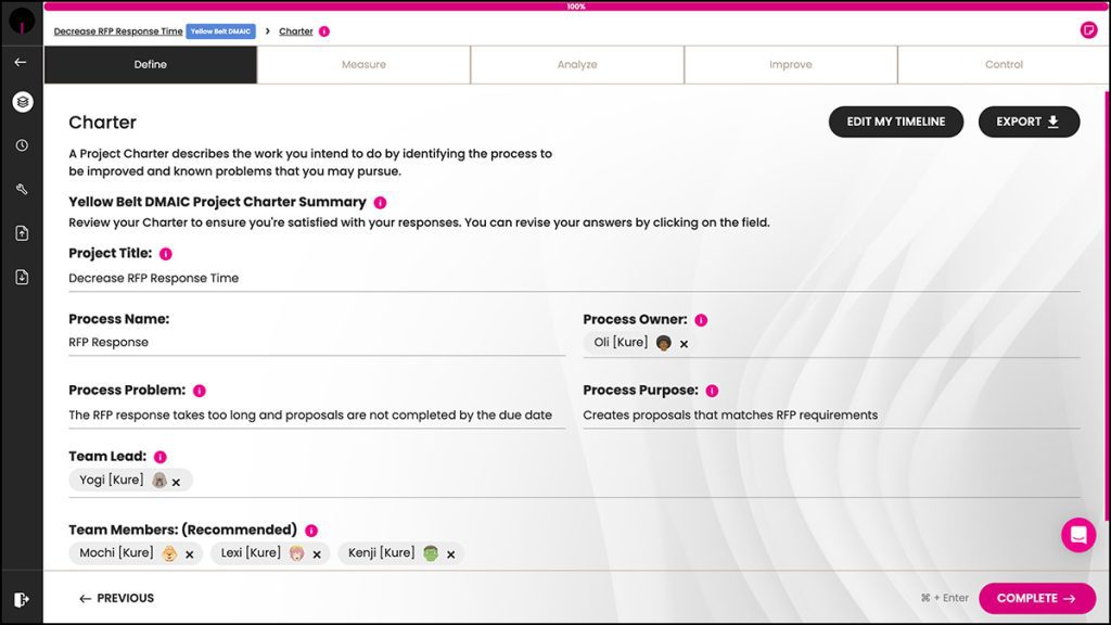 Automate Your Lean Six Sigma Yellow Belt Projects With Kure ...